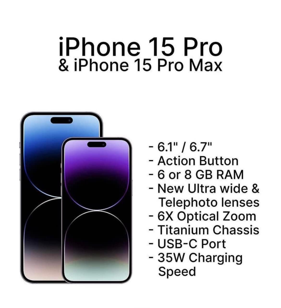 iPhone 15, 15 Plus/ 15 Pro, 15 Pro Max | Apple Mobile